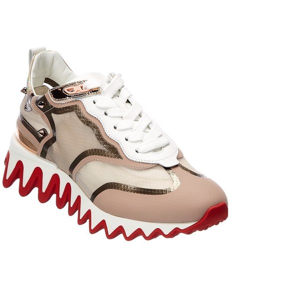 Christian Louboutin | Shoes | Christian Louboutin Sharkina Leather Mesh ...